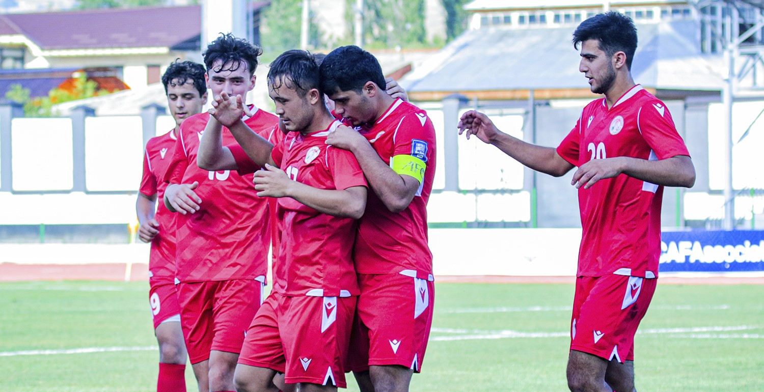 Молодежная сборная Таджикистана (U-20) обыграла команду Афганистана в чемпионате CAFA-2024 ...