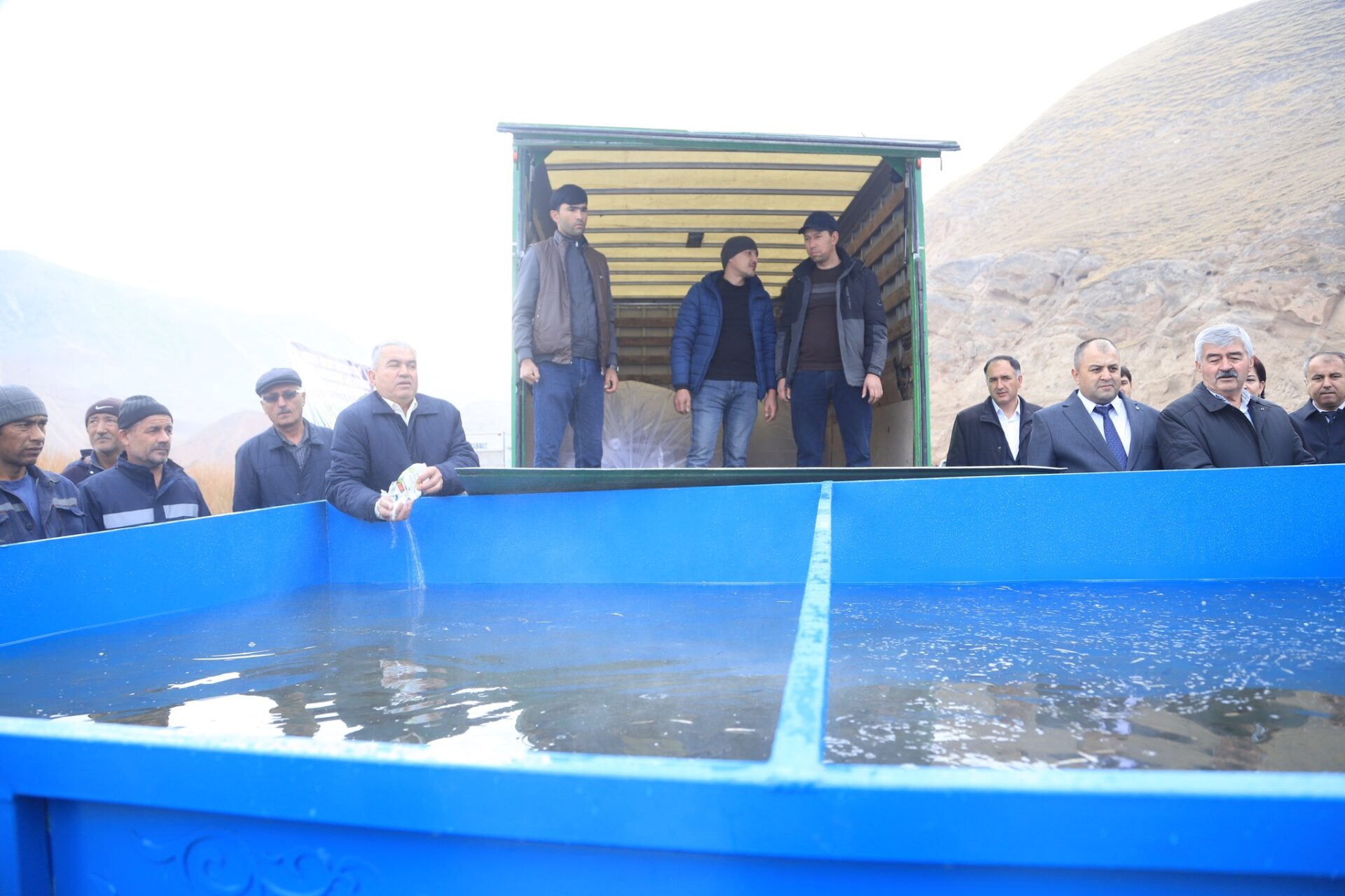 300,000 fish fry were released into the Sarband Reservoir. - Tajikistan ...