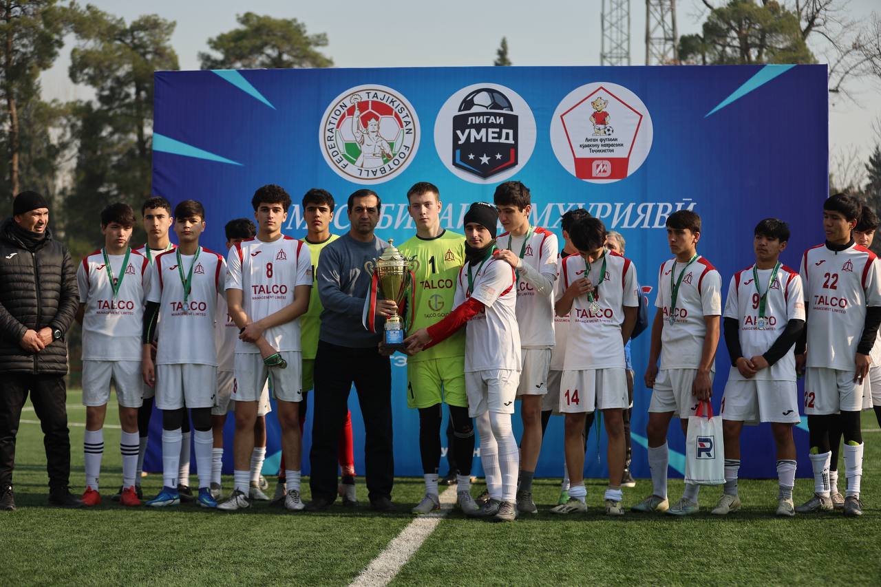The team from Khujand State Sports School No. 1 won the Tajikistan Umed ...